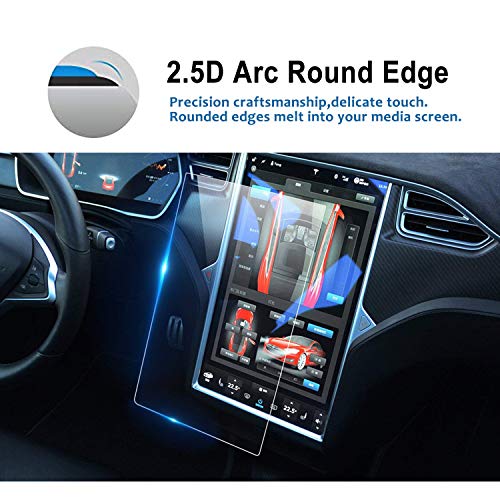 Tesla Model S X 9H Tempered Glass Screen Protector The EV Shop